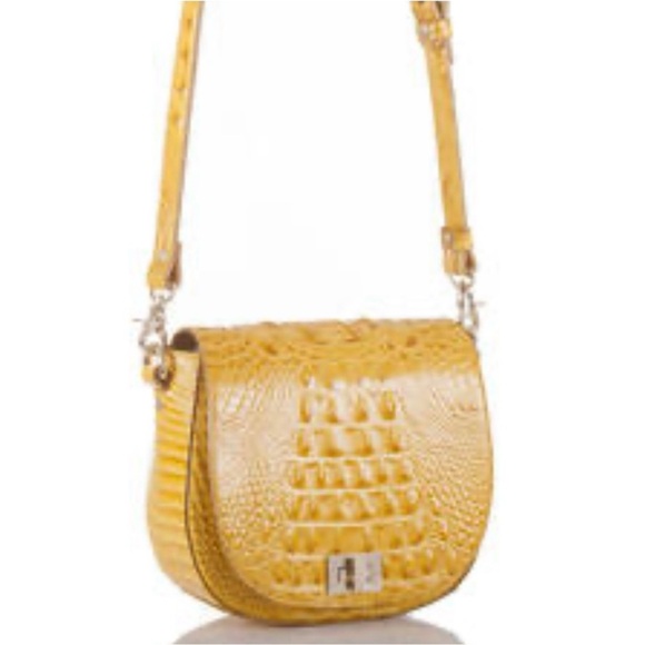 Brahmin | Bags | Brahmin Melbourne Saddlecrossbody Bag Rare Sunflower ...
